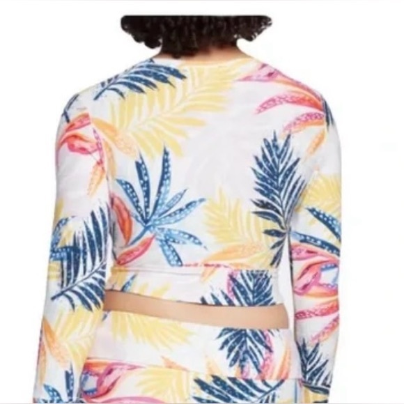 CALIA by Carrie Underwood | Swim | Nwot Watercolor Palms Cropped ...